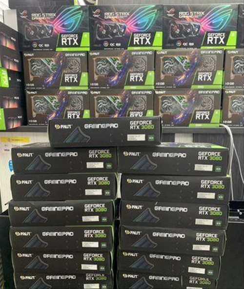 Видеокарты RTX 2060 3060 3070 3080 3090 Ti Super