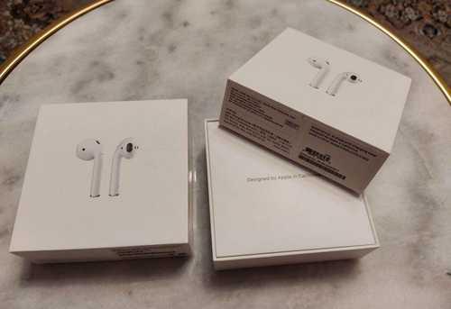 Беспроводные наушники apple airpods (коробки)