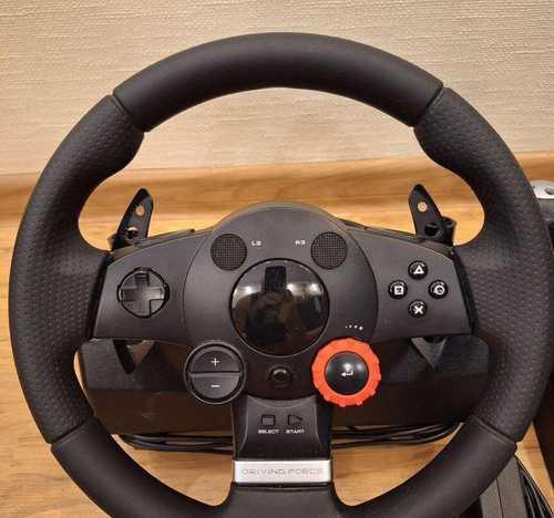 Игровой руль logitech driving force gt