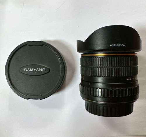 Объектив Samyang 8 мм 3,5 fish-eye