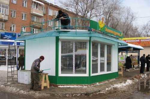 Блок-контейнер. Торговый павильон