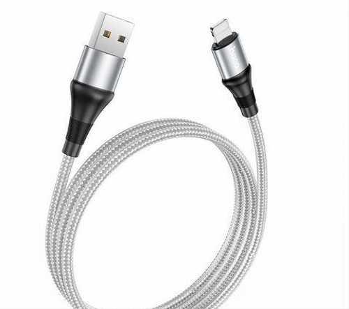 Дата-кабель USB 2.4A для Lightning 8-pin Hoco X50