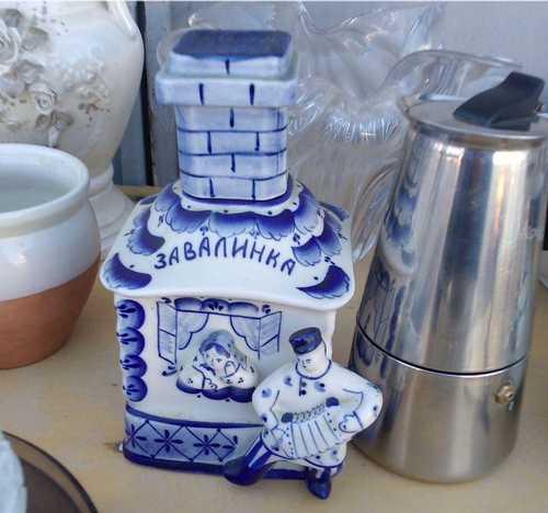 Завалинка Гжель графин штоф