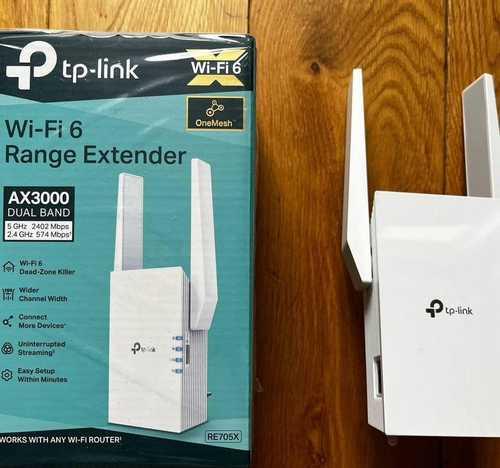 Усилитель сигнала Wi-Fi 6 TP-Link RE705X AX3000 с