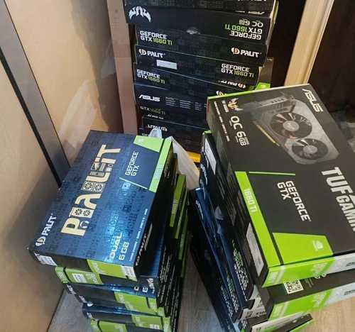 Видеокарта gtx 1660 ti palit 6гб