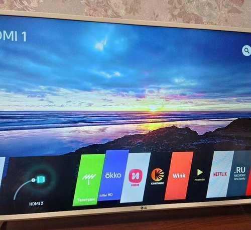 Шикарный 43" HDR Smart Телевизор LG 43LK5990PLE