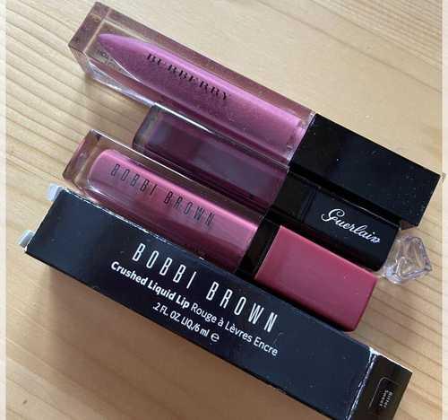 Помада блеск лотом Guerlain Burberry Bobbi Brown