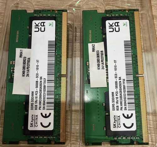 DDR5 16GB (28GB) sodimm 5600MHz — оригинал SK Hyni