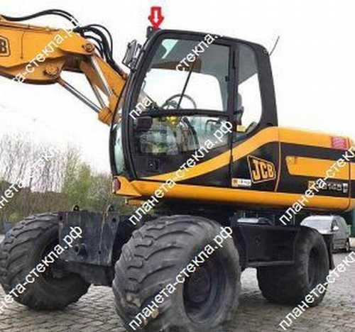 Стекло для эскаватора Jcb