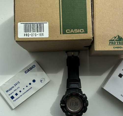 Часы casio pro trek 270