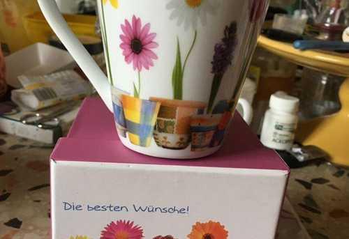 Чашка в подарочной коробке Цветы