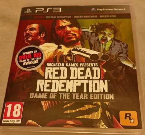 PS3 игра Red Dead Redemption goty