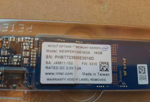 SSD M.2 накопитель Intel Optane 16gb