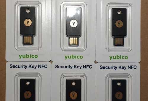 Ключи безопасности YubiKey 5 NFC и Security Key
