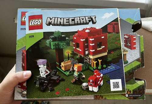 Lego minecraft грибной дом