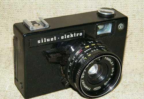 Советский плёночный фотоаппарат Силуэт-электро