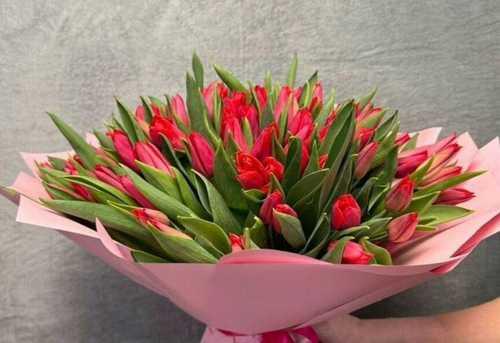 Цветы, Тюльпаны к 8 марта