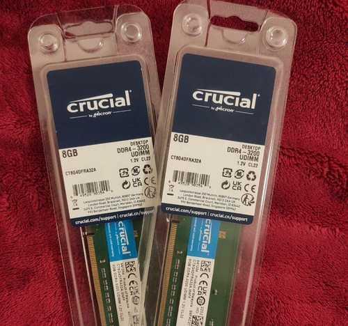 Оперативная память ddr4 crucial ct8g4dfra32a