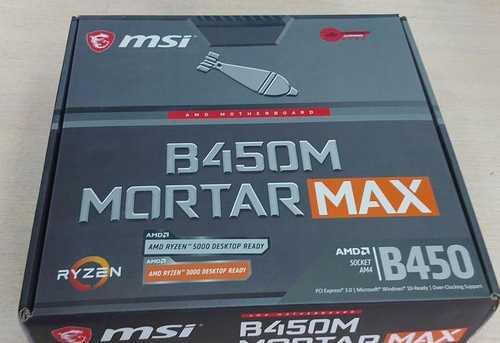 Материнская плата Am4 msi b450 mortar max