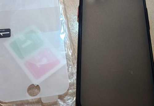 Чехол и гидрогелевая пленка iPhone 7- 8