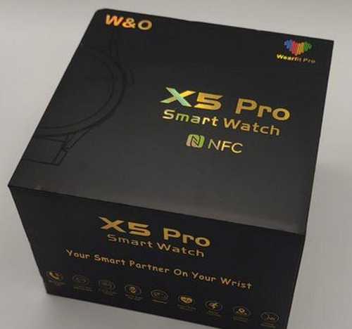 Умные часы W&O Smart Watch X5 PRO, 46mm, черный