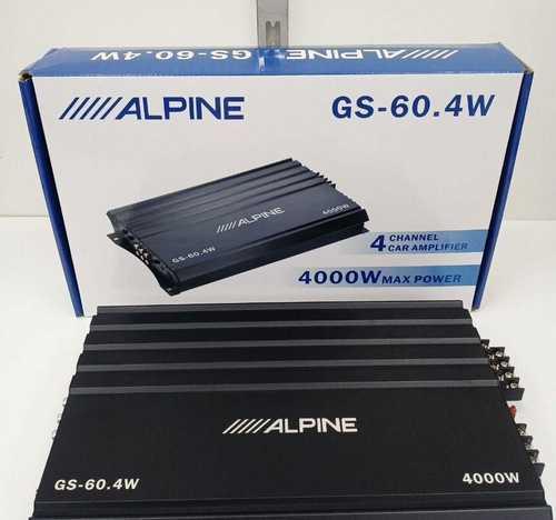 Усилитель Alpine Gs-60.4 4000W 4-канальный