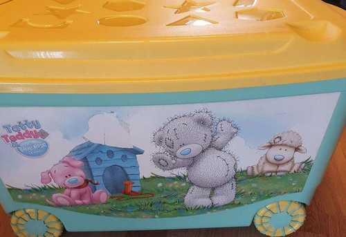 Ящик на колесах детский для игрушек