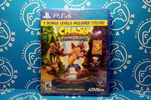 Crash Bandicoot N’sane Trilogy PS4 новый