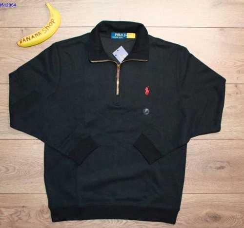 Polo Ralph Lauren джемпер полузамок черный (Арт.48543)