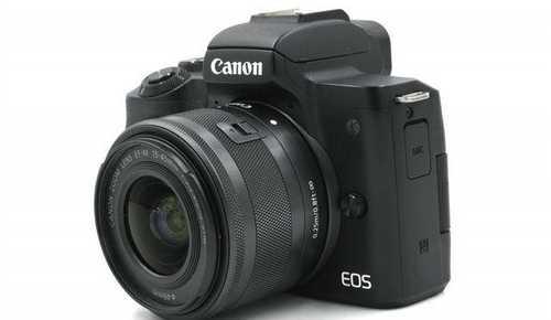 Беззеркальный фотоаппарат Canon EOS M50 Kit 15-45