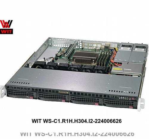 Сервер Supermicro WIT WS-C1.R1H.H304.I2-224006626