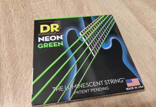 Струны для бас-гитары DR Neon Green 5 струн 45-125