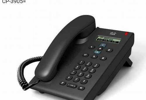 CP-3905, IP-телефон Cisco 3905 SIP без бп Чёрный