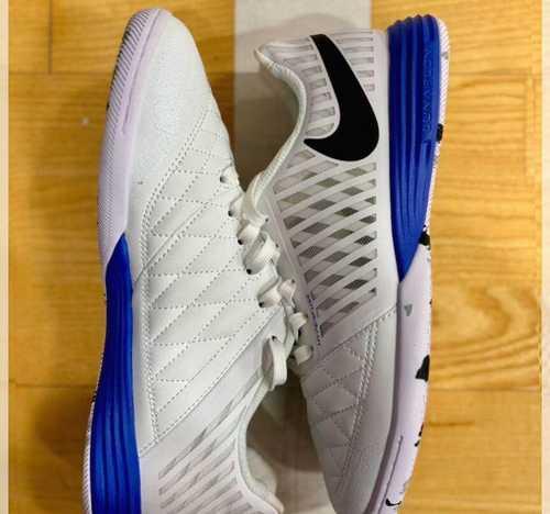 Футзалки Nike Lunar Gato2 White&Blue