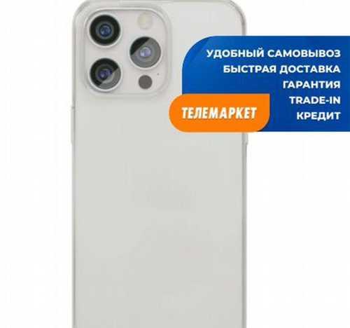 Накладка силикон Borasco для iPhone 16 Plus Прозрачная