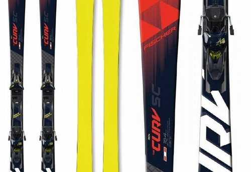 Новые г/лыжи Fischer RC4 The Curv SC 150см + Z12GW