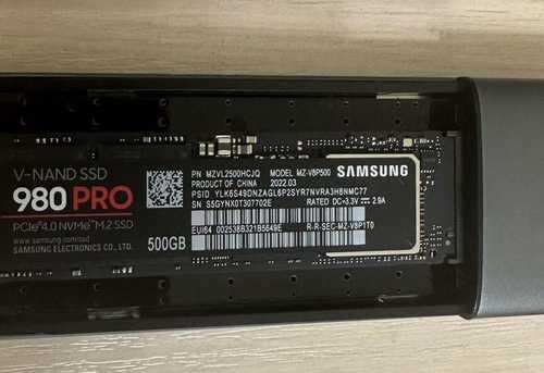 SSD Samsung 980 PRO 500 GB