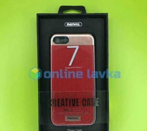 Чехол пластик Remax Mins для iPhone 7, 8, SE2 Red
