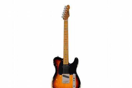 ESP LTD TE-254 Distressed 3-Tone Burst