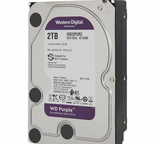 Жесткий диск 2 TB WD Purple HDD