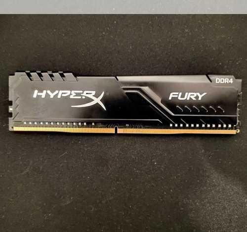 Оперативная память Kingston HyperX fury Black DDR4