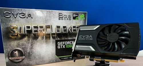 Видеокарта evga GeForce GTX 1060 6Gb 192Bit