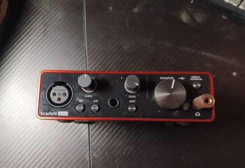 Внешняя звуковая карта focusrite scarlett 3rd