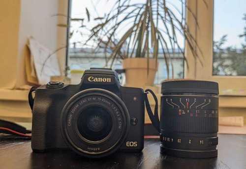 Canon M50 Mark II KIT + 7artisans 55mm 1.4