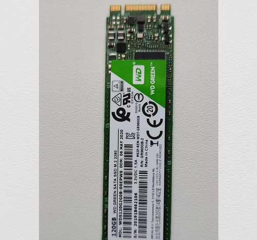 WD Green SATA SSD M.2 2280 120 GB