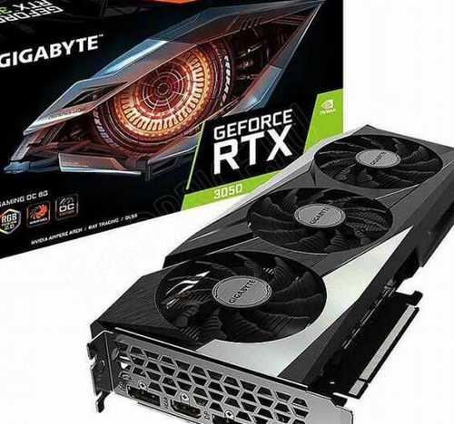 Видеокарта gigabyte RTX 3050 gaming oc