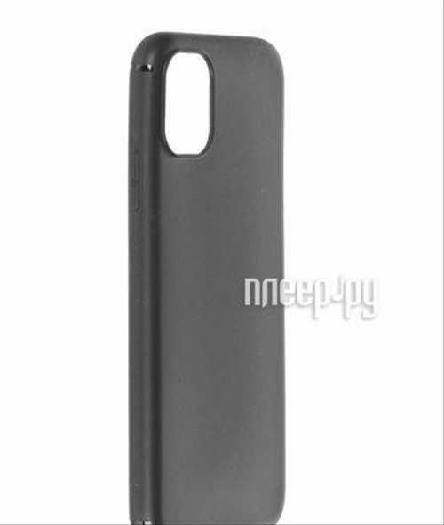 Чехол Krutoff для apple iPhone 11 Soft Black 12641