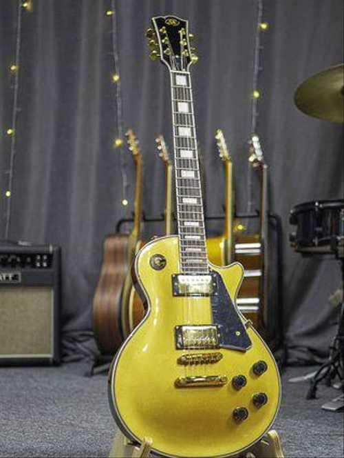SX EH3-GD Электрогитара, Les Paul Goldtop