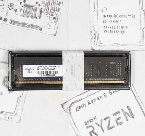 Оперативная память KingFast dimm DDR4 8GB