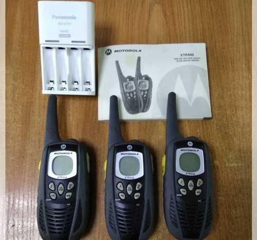 Рация Motorola XTR446 комплект 3 шт